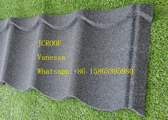 Metal Tile Roof Shingles Size 1340*420mm 0.4mm Thickness Terracotta Classical Tile