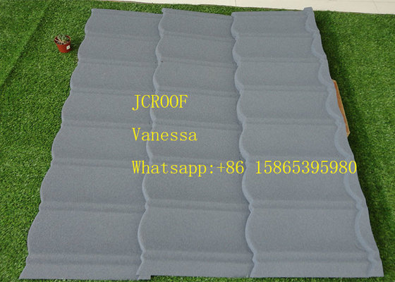 Wave Metal Roof Shingles Installed size 1290*370mm Forest Green Color