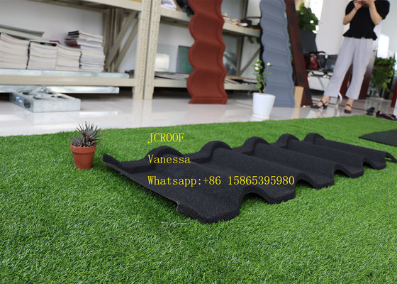 Tile size 1300*420mm Corrugated Steel Roofing Sheets Shingle Tile Type