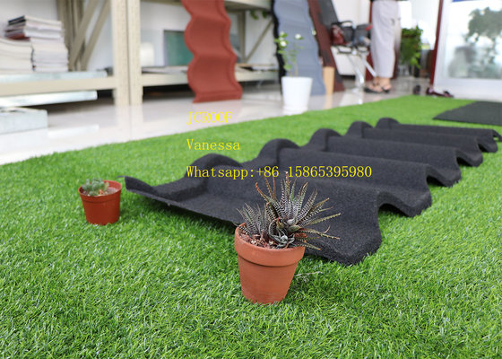 Corrugated Steel Roofing Sheets 0.42mm Thickness Roman Tile Black Color