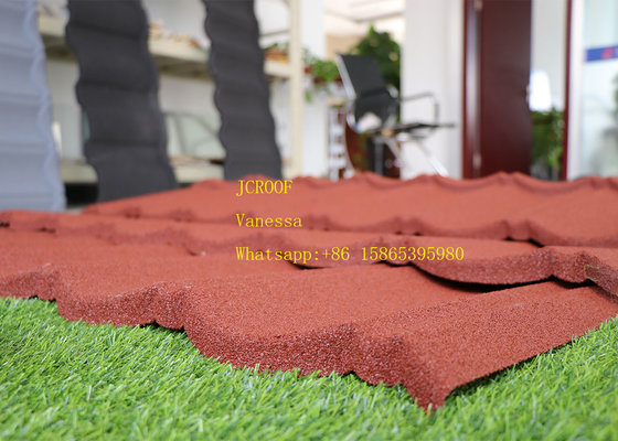 Steel Corrugated Roofing Sheets size 1300*420mm Thickness  JC109 Green Black