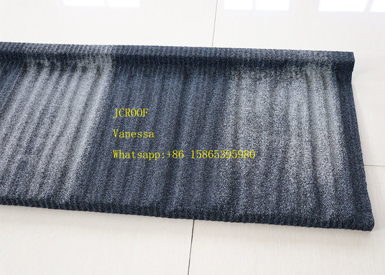Wind Resistance Wood Tile Stainless Steel Corrugated Sheet Black And Wite Color