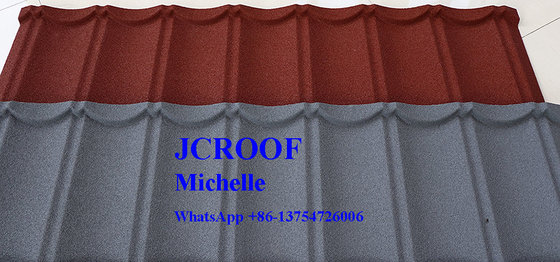 Building material stone coated steel roofing tiles / Bond tiles colorful sand