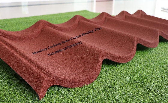 Building material stone coated steel roofing tiles / Bond tiles colorful sand