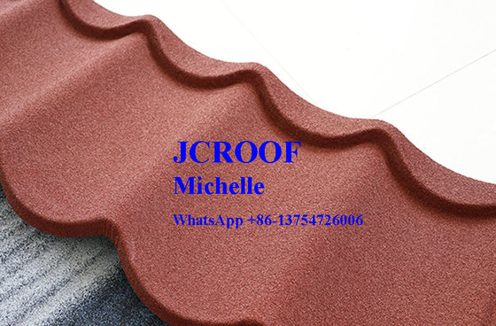 Building material stone coated steel roofing tiles / Bond tiles colorful sand