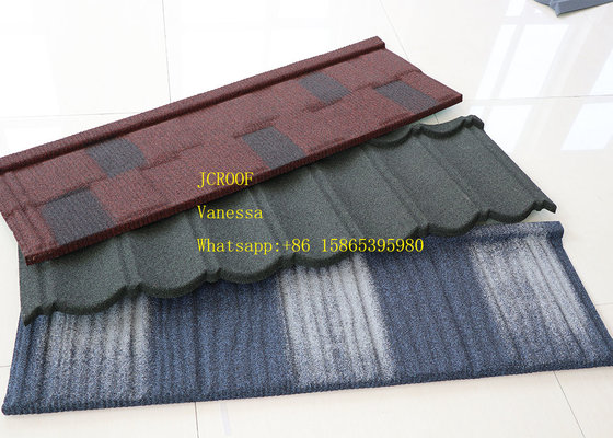ISO9001 Zinc Corrugated Roofing Sheet Green Color  Bond Tile , zincalume roof sheeting