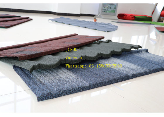 ISO9001 Zinc Corrugated Roofing Sheet Green Color  Bond Tile , zincalume roof sheeting