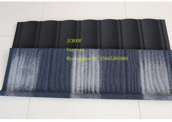 Green Back Stone Coated Metal Roof Tile 2.08 Sheets Tiles Per Sqm , Galvalume Steel Sheet