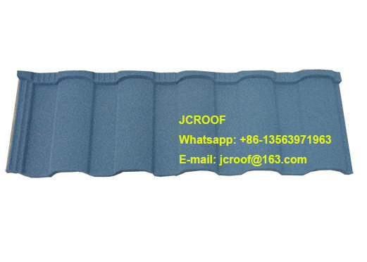 Red Classic Tile Corrugated Metal Roofing Sheets For Uganda , Galvanized Zinc Steel Plate