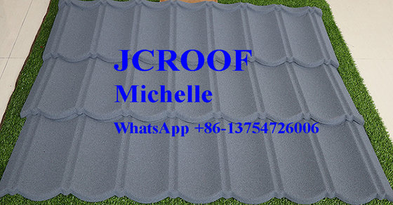Shingle Type Colorful Stone Coated Metal Roofing Tiles  CIQ / SONCAP Certification