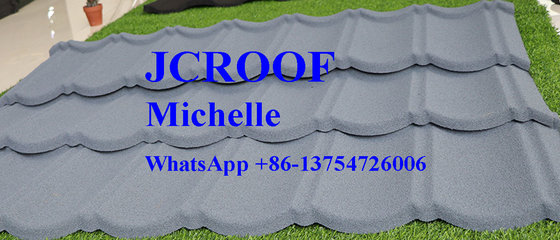 Shingle Type Colorful Stone Coated Metal Roofing Tiles  CIQ / SONCAP Certification