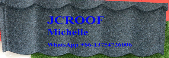 Colorful Stone Coated Metal Roofing Tiles 1340*420*0.40 mm Size