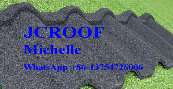 Colorful Stone Coated Metal Roofing Tiles 1340*420*0.40 mm Size