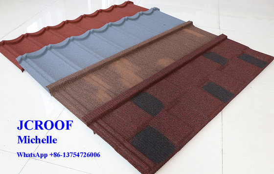 CIQ / SONCAP Colour Coated Steel Roofing Sheets 1340*420 mm Size