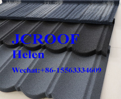Customized Color Lightweight Metal Roof Tiles 0.4mm / 0.45mm / 0.5mm