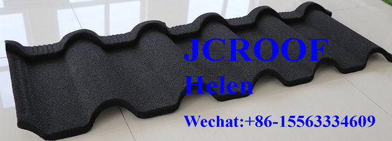 Milano Type Panel Colorful Stone Coated Metal Roofing Tiles Safe And Durable