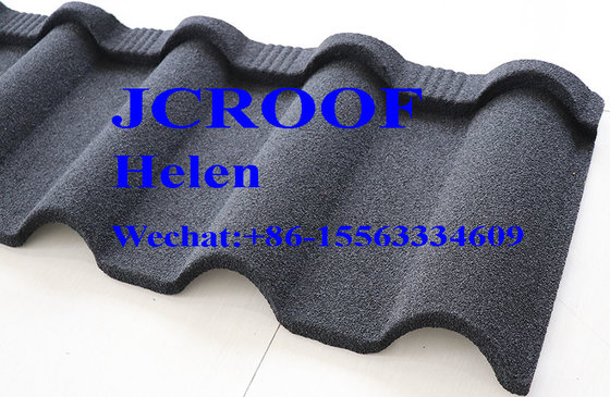 Milano Type Panel Colorful Stone Coated Metal Roofing Tiles Safe And Durable