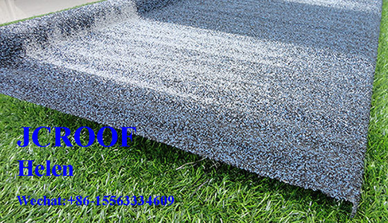 Building Material Stone Chip Coated Steel Roof Tiles 1340*420mm Colorful Sand
