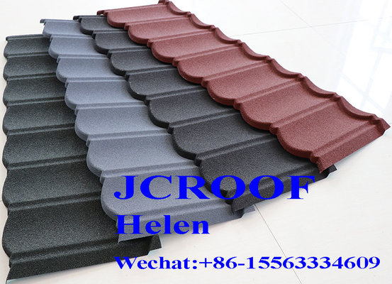 House Coated Metal Roofing Sheets Al-Zn Sheet Terracotta 0.4 Corrugated