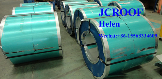 House Coated Metal Roofing Sheets Al-Zn Sheet Terracotta 0.4 Corrugated