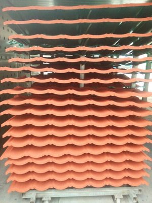 Customized Color Lightweight Metal Roof Tiles 0.4mm / 0.45mm / 0.5mm