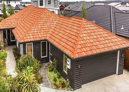 Wood Design Steel Roof Shingles 1340mm*420mm*0.4mm , Corrugated Steel Roofing Sheets
