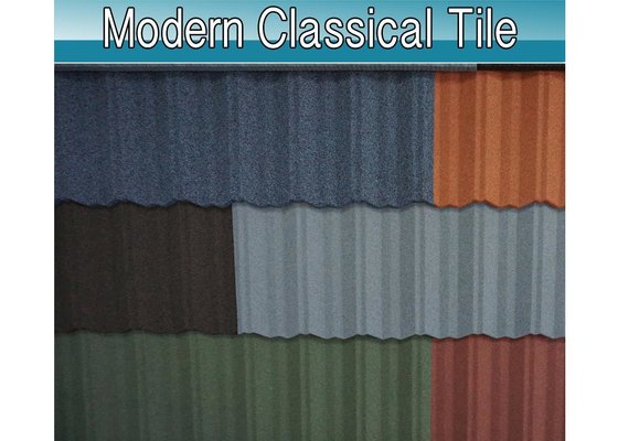 Decorative colorful Stone Coated Steel Shingles roof tile / shingle roofing tile