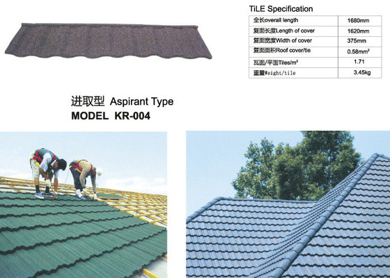 Classical Colorful Aluminum Roofing Shingles , galvanized corrugated steel roofing tiles