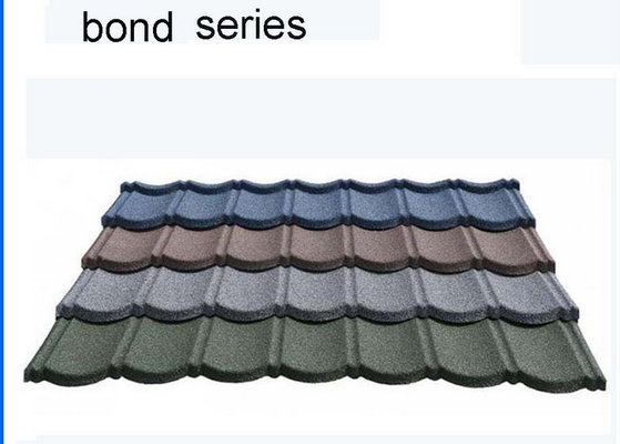 Colour Coated Steel Roofing Sheets Roman Tile For Villas / Townhouses
