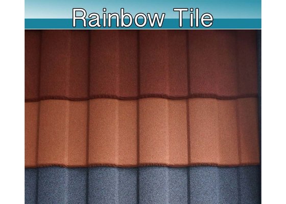 0.45mm Aluminum Roofing Shingles 1340*420*0.4 mm SOUTH KOREA 7 Designs