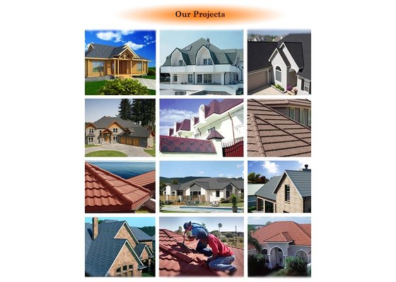 Aluminum Step Tiles Roofing Sheet Embossed galvanized corrugated modern