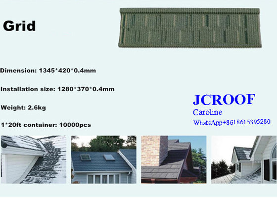 Galvalume Aluminum Step Tiles Roofing Sheet Heat Insulation Classical