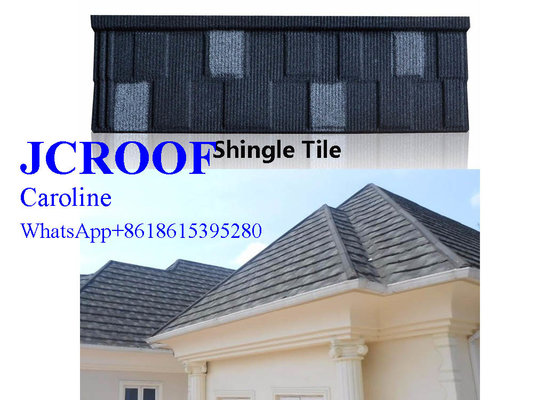 Korea Style Aluminum Step Tiles Roofing Sheet stone coated metal sheet to Africa