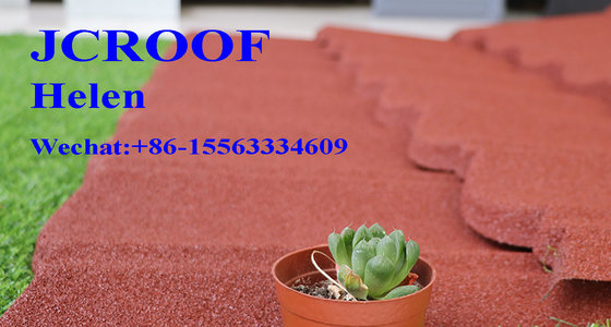 Color Roofing Sheets Gravel Tile / Particle Vermiculite Tile , Galvalume Steel Sheet