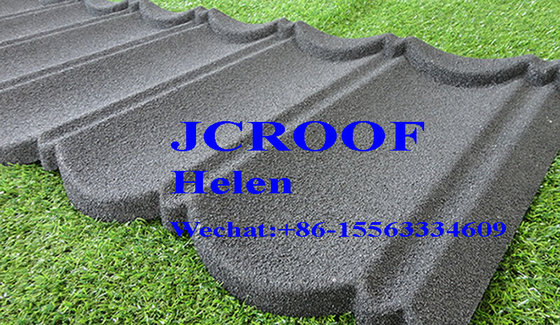 Roman Style Stone Coated Steel Metal Roofing Tiles Shingles with SONCAP