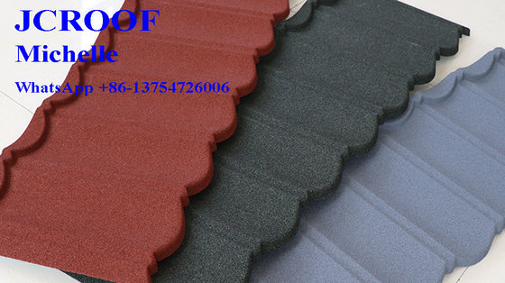 SONCAP Stone Coated Metal Shingles With Durablegalvanized Steel Plate