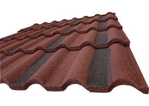 Decorative colorful Stone Coated Steel Shingles roof tile / shingle roofing tile