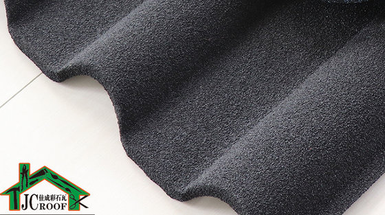 0.38mm - 0.50mm Stone Coated Metal Roof  Tile villa building material