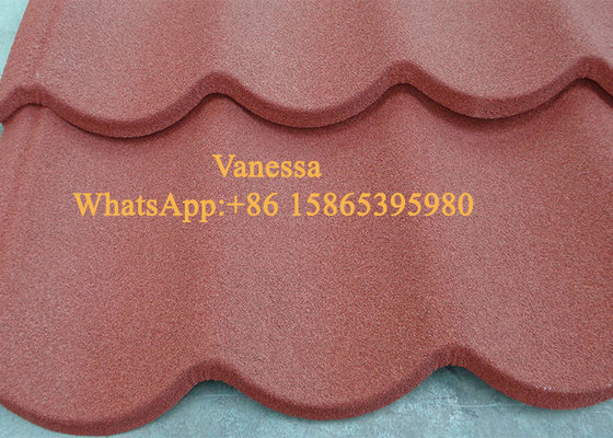 Terracotta Roof Tiles Wind Resistance Tile size 1300*420mm  2.6kg per sheets