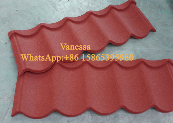 Fire Resistance Roof Terracotta Tiles / Milano Tile 2.7kg per sheets Coffe Browwm Color