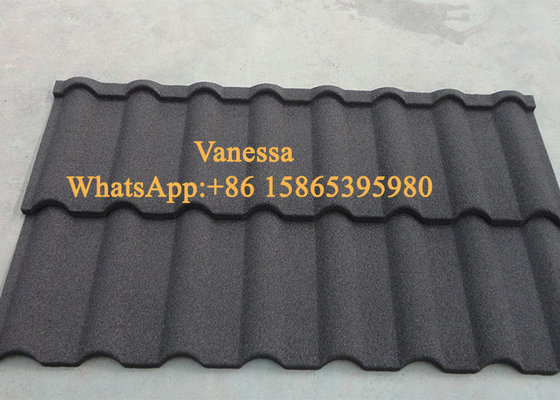Against Snow Terracotta Roof Tiles size 1340*420mm / Modern Classical Tile Smoky Color