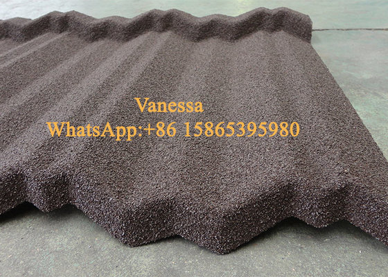 Storm Resistance Terracotta Roof Tiles Installed size 1290*370mm Lighter Orange Red Color