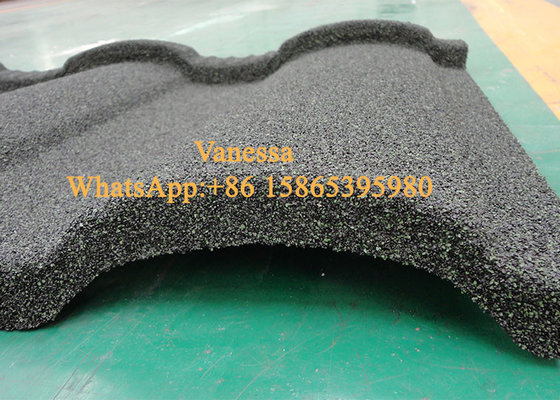 Terracotta Tiles For Roof  Installed size 1250*370mm Thickness 0.5mm JC110 Sky Blue