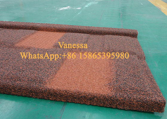 Terracotta Tiles For Roof  Installed size 1250*370mm Thickness 0.5mm JC110 Sky Blue