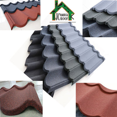 Customized Color Stone Coated Metal Roofing Sheets thickness 0.38-0.50mm