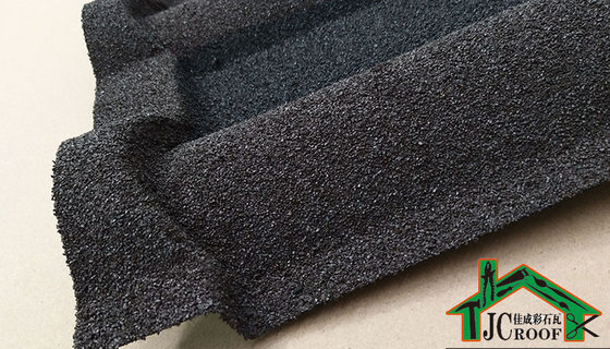 Light Weight Stone Coated Metal Shingles Customized Of Color Milano Tiles