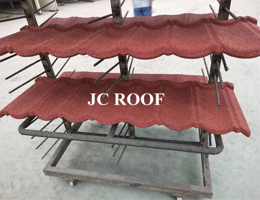 Zn-alu steel plate color nature stone coated roofing tiles 1340x420 size hot sale tile