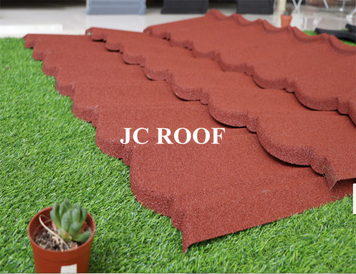 Chinese Wholesale Fireproof stone chips coated step metal roof tile Aluminium Zinc Roofing Sheets color roof design phil