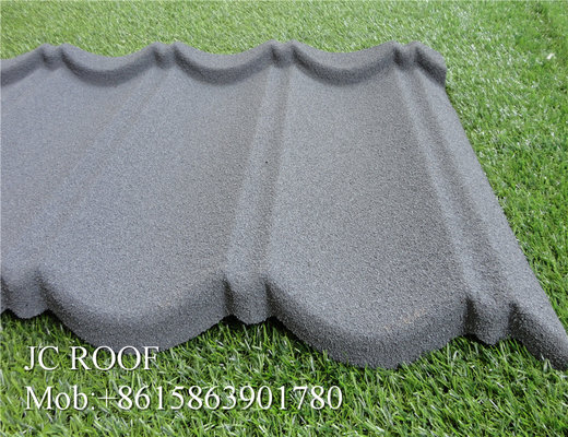 Aluminum-zinc Material and Bent Tiles Type shingle stone coated steel roof sheet