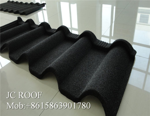 Factory supply high quality weather resistance stone coated steel roofing tile with 50 year warranty for sale